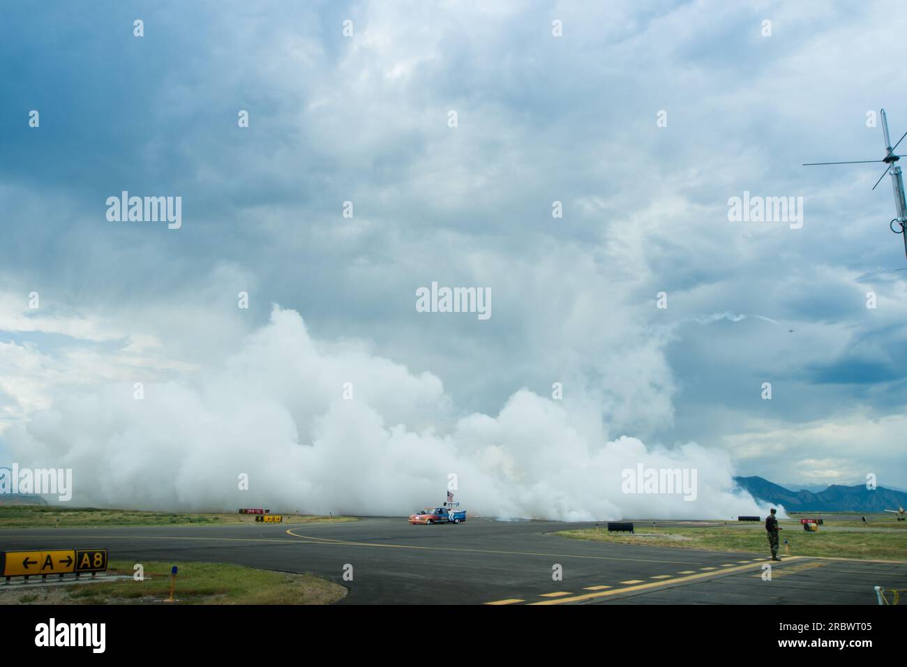 Flash Fire Jet Truck Stock Photo - Alamy