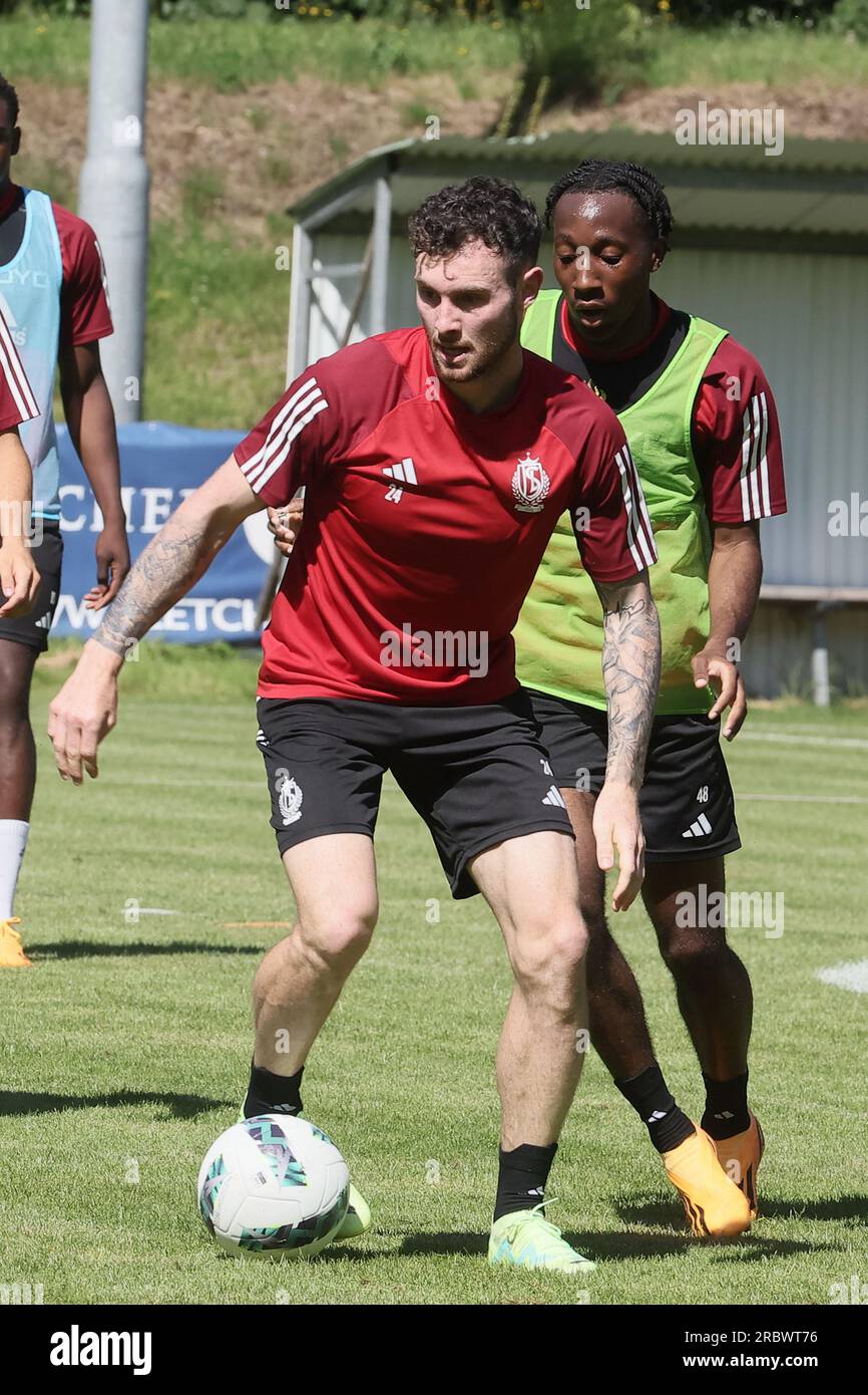 Standard's Aiden O'Neill pictured in action during a training session ...