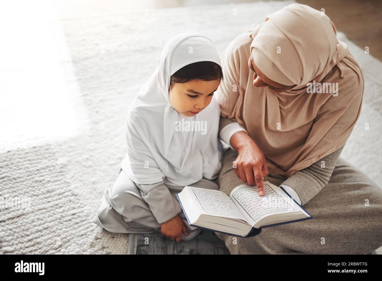 Quran, Islamic and mother and child prayer to Allah, god or holy spirit ...