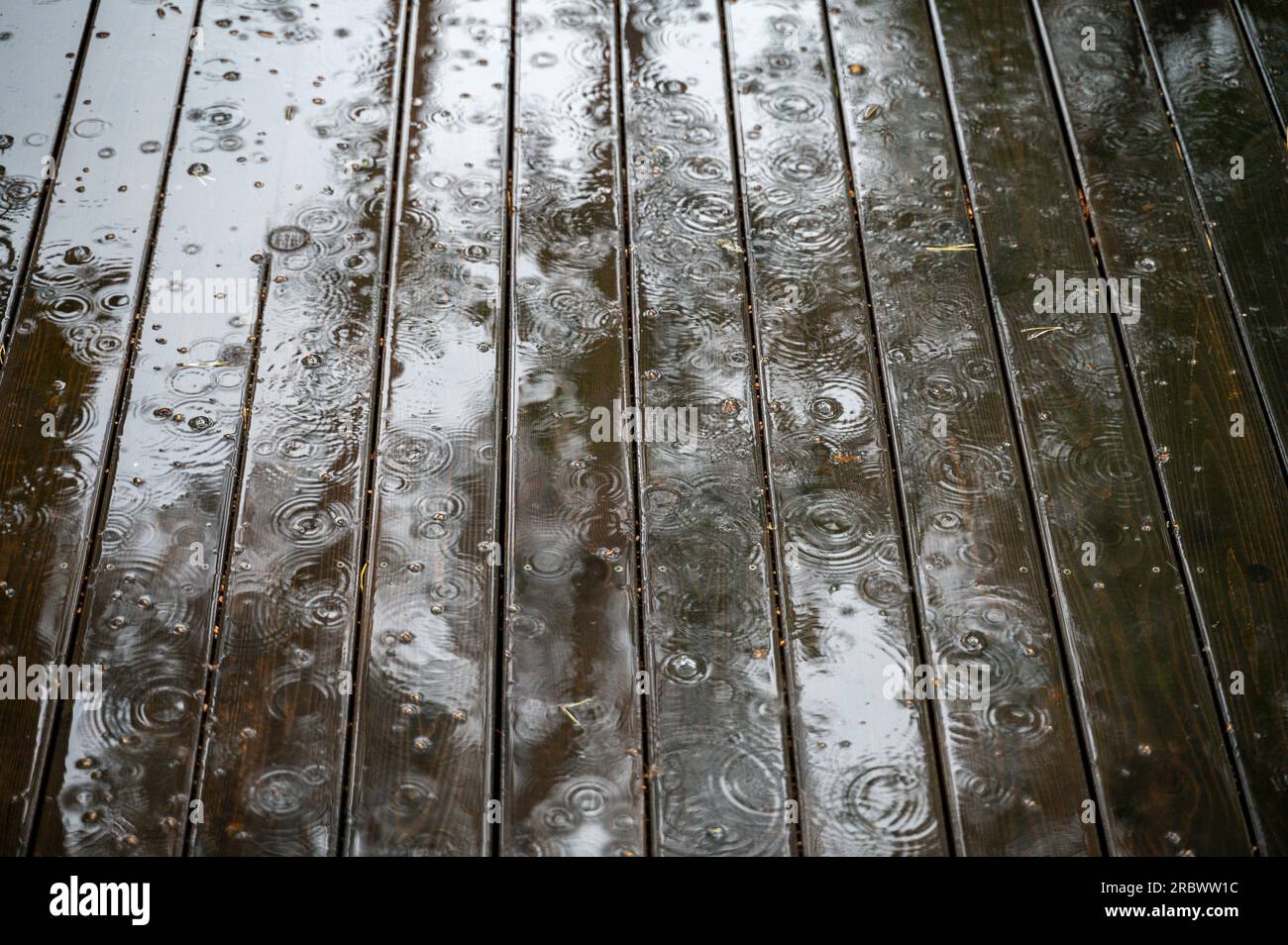 Wooden floor rain hi-res stock photography and images - Alamy