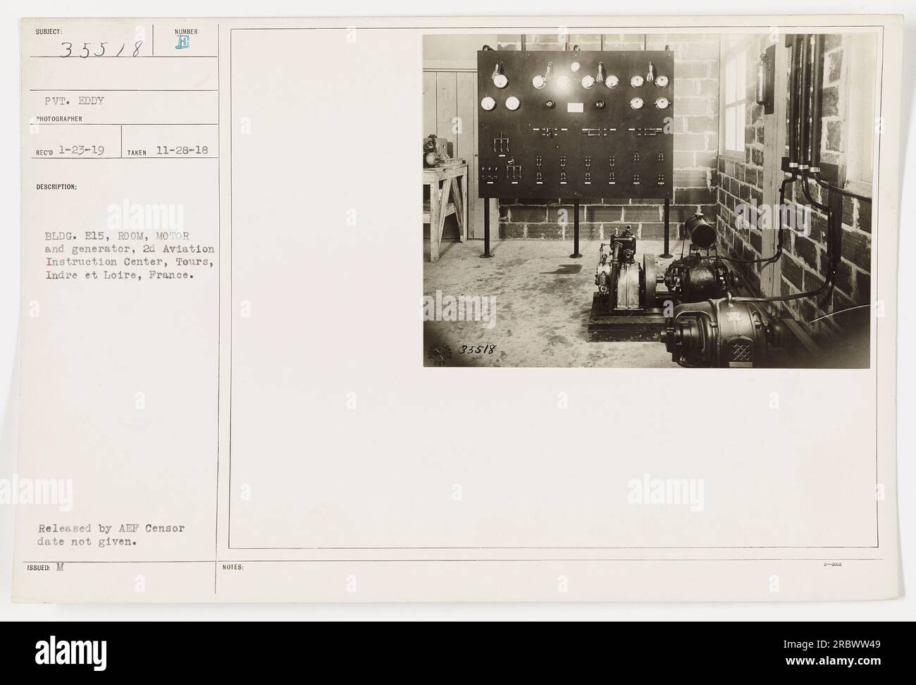 Private Eddy, a photographer, took this photograph on November 28, 1918 ...