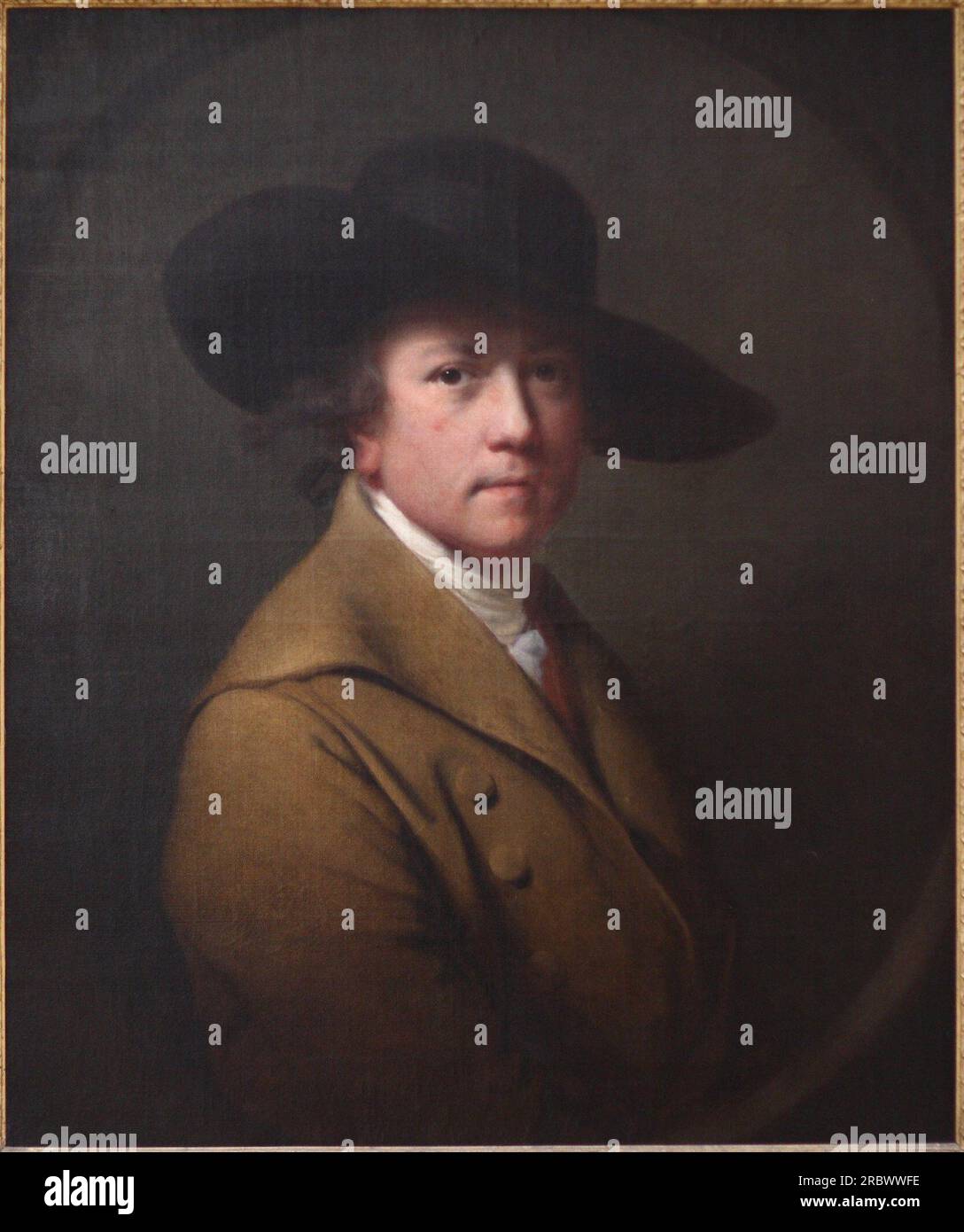 Self-Portrait 1780 by Joseph Wright Stock Photo - Alamy