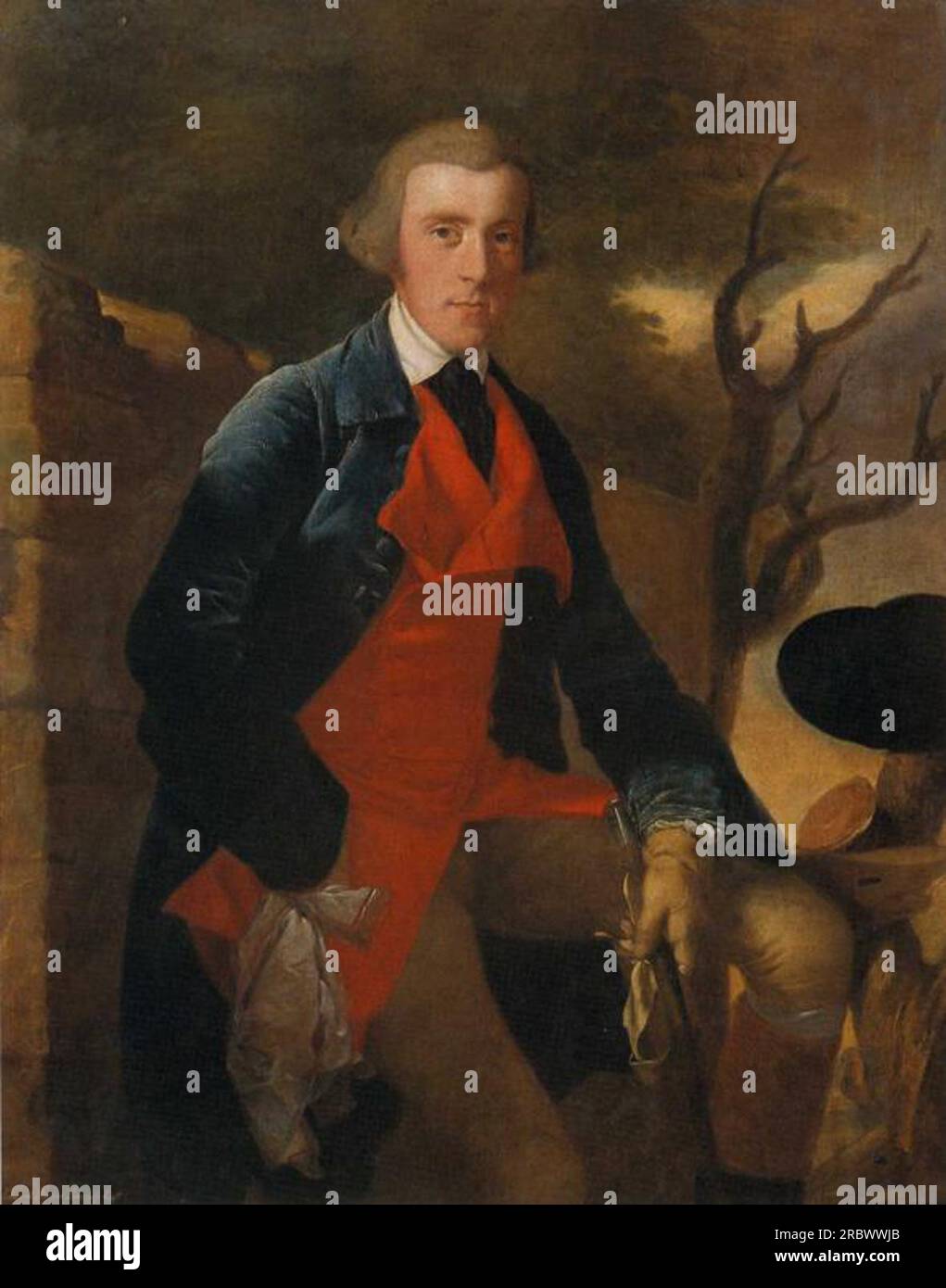 Edward Becher Leacroft 1762 by Joseph Wright Stock Photo - Alamy