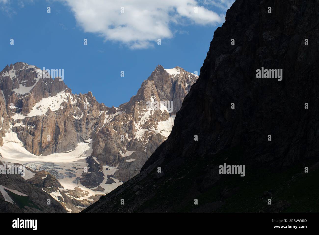 cilo mountains, hakkari, high mountains and clouds, valley of heaven ...