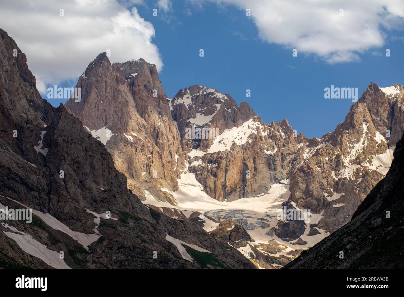 cilo mountains, hakkari, high mountains and clouds, valley of heaven ...