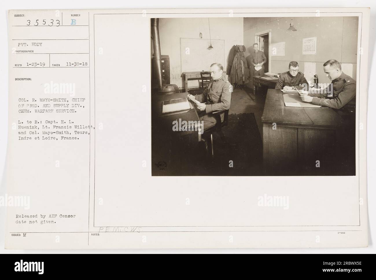 Lt col r mayo smith hi-res stock photography and images - Alamy