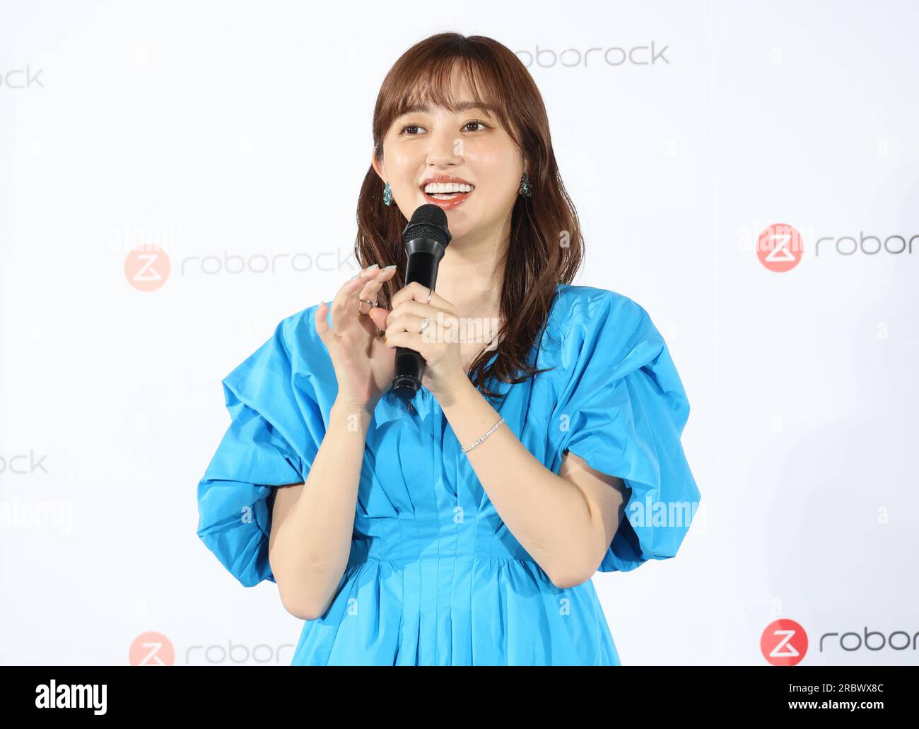 Tokyo, Japan. 11th July, 2023. Japanese actress Ami Kikuchi attends a promotional event of a ...