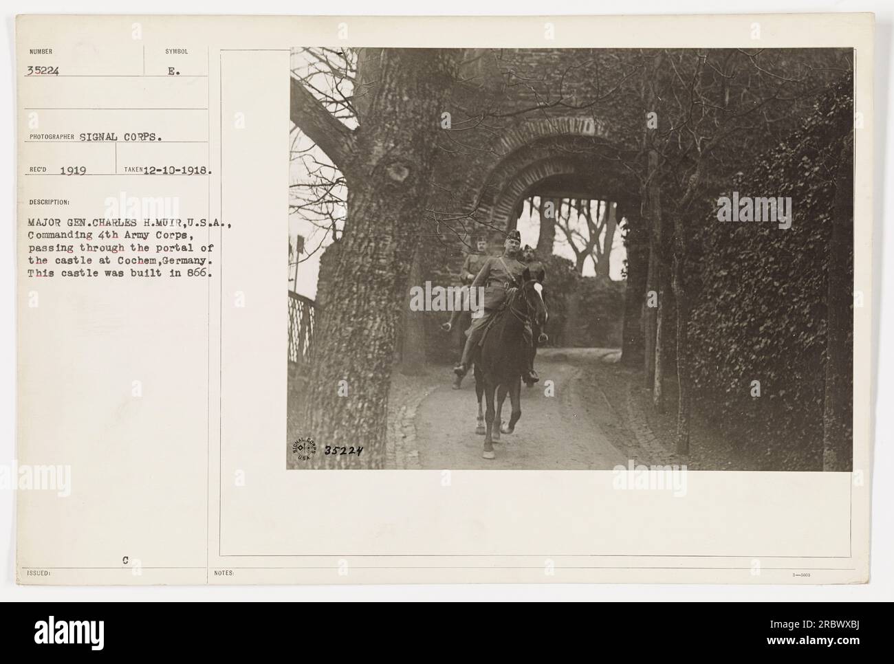 Major gen charles h muir hi-res stock photography and images - Alamy