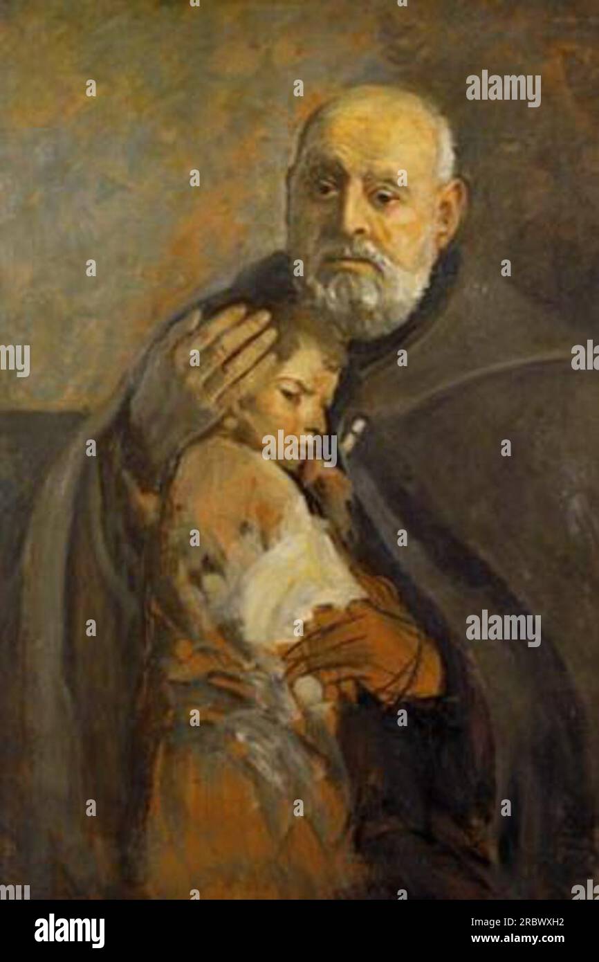 Portret Św. Brata Alberta (adam Chmielowski) 1934 by Leon Wyczółkowski ...