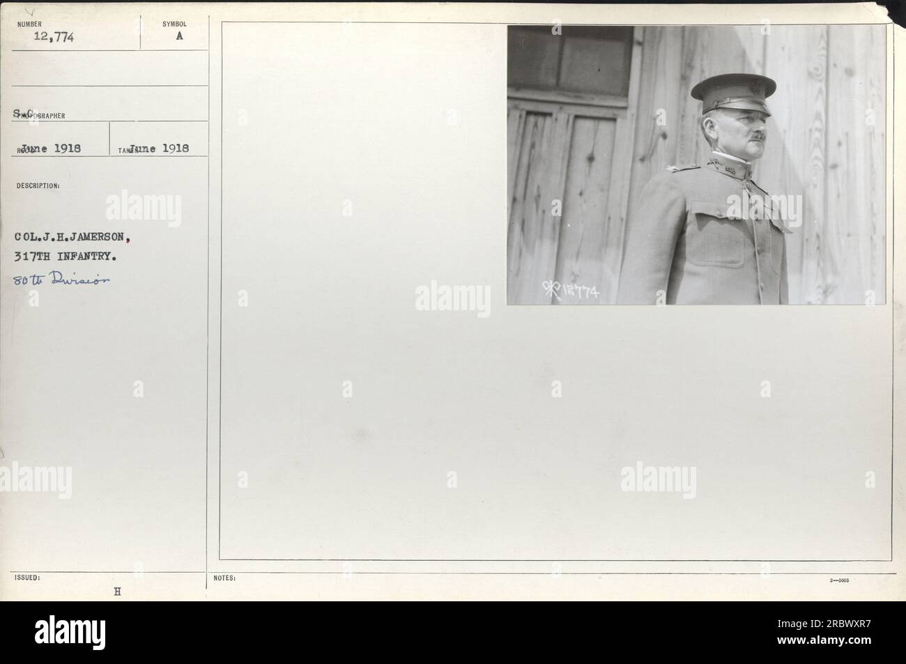 317th infantry hi-res stock photography and images - Alamy