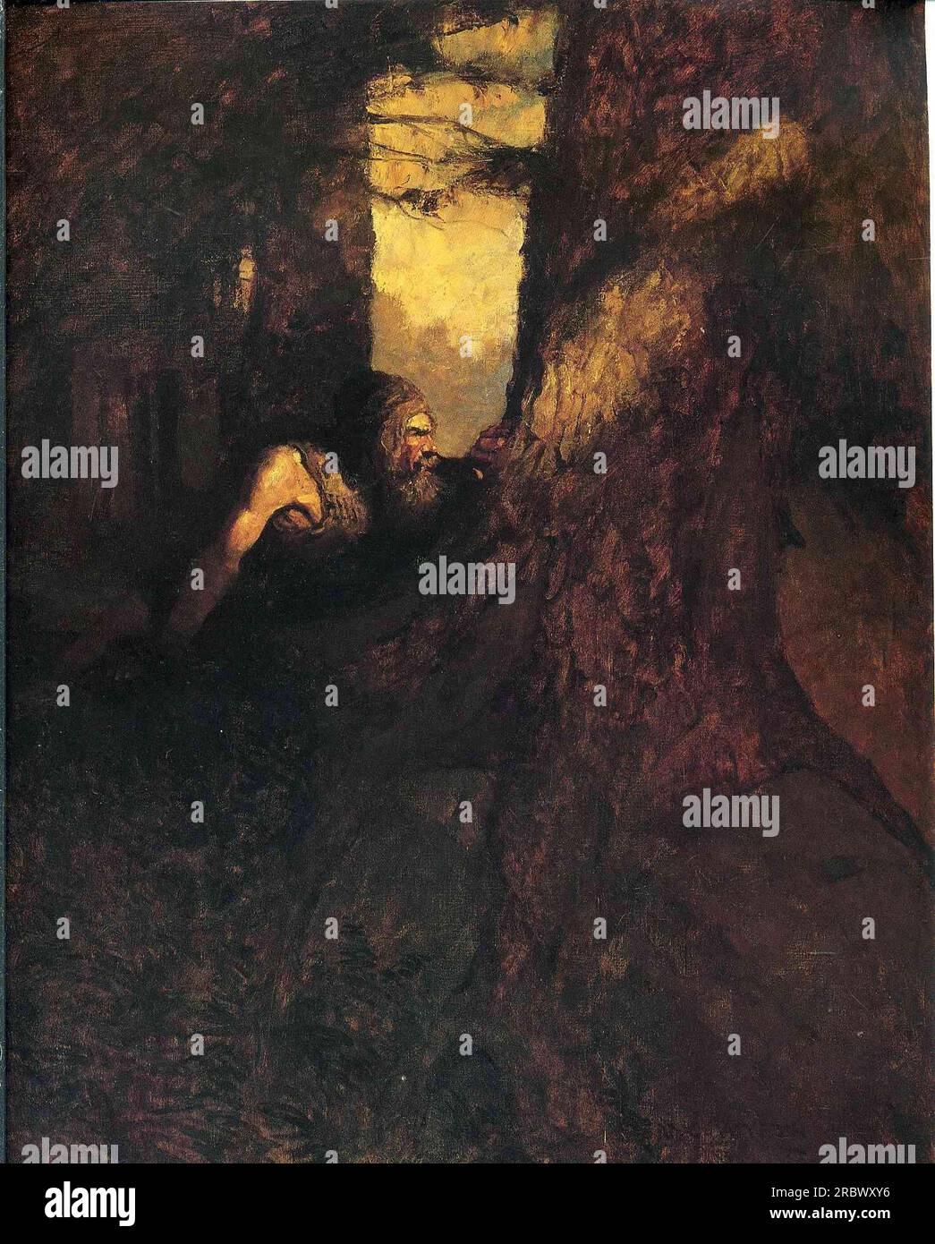 Ben Gunn by N.C. Wyeth Stock Photo - Alamy