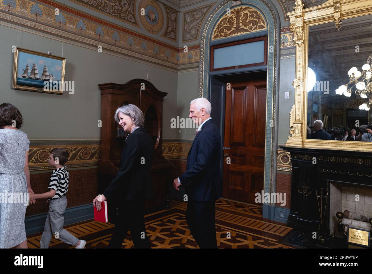 Jared Bernstein, Chair, Council of Economic Advisors, right, with his ...