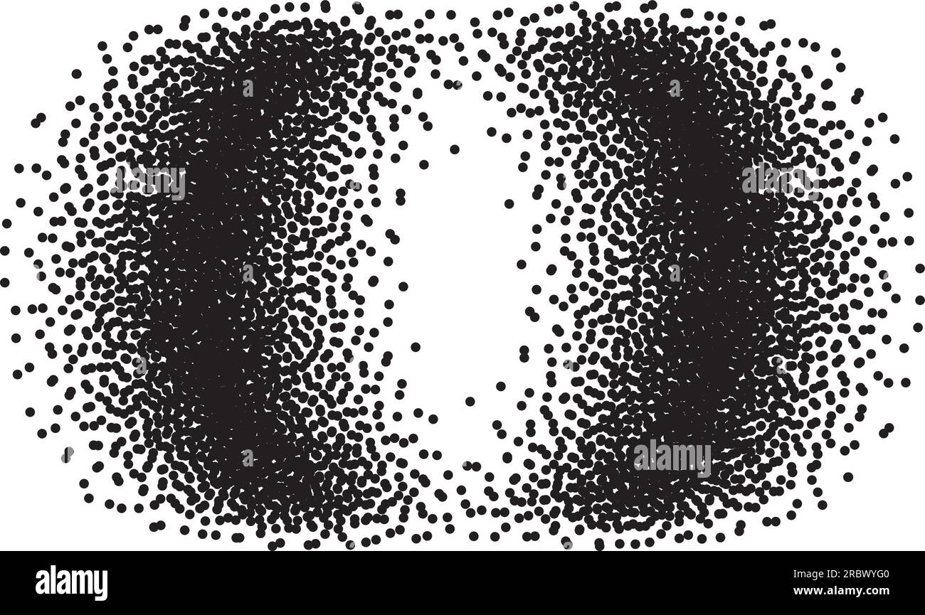 Circles blur stipple gradient. Radial fade Stock Vector Image & Art - Alamy