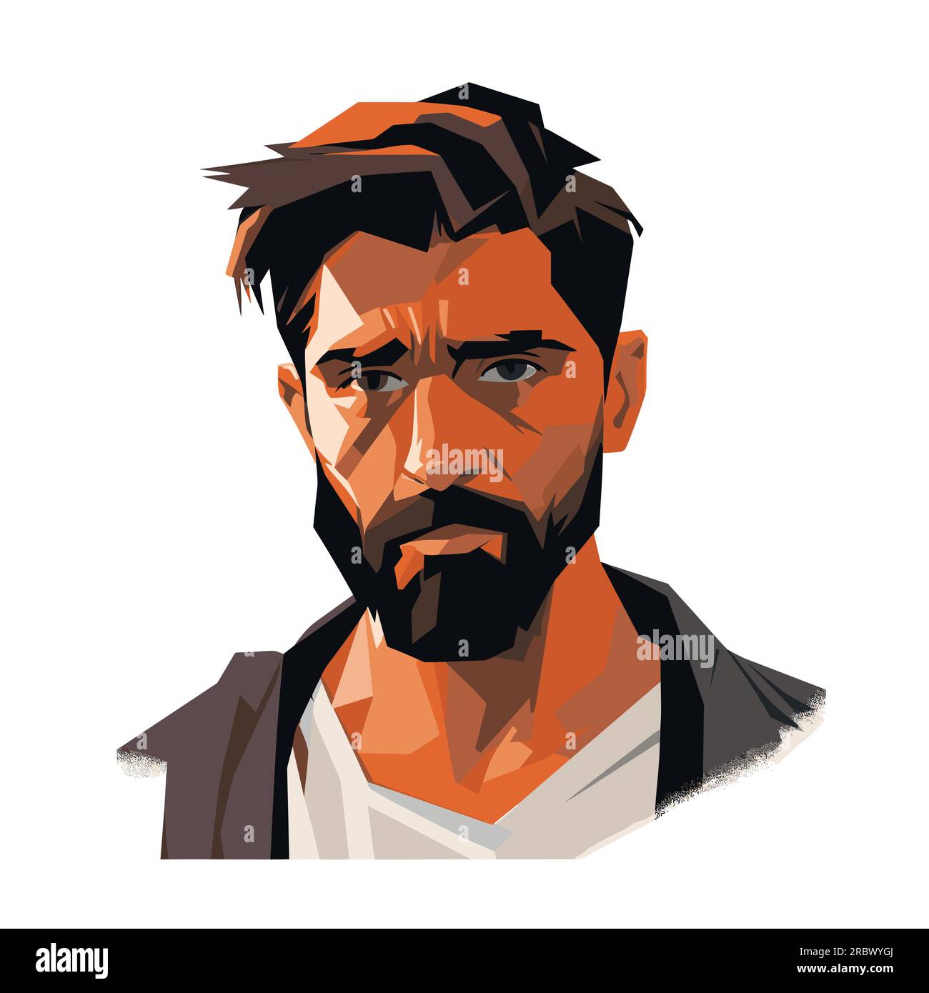 Dirty face woman Stock Vector Images - Alamy