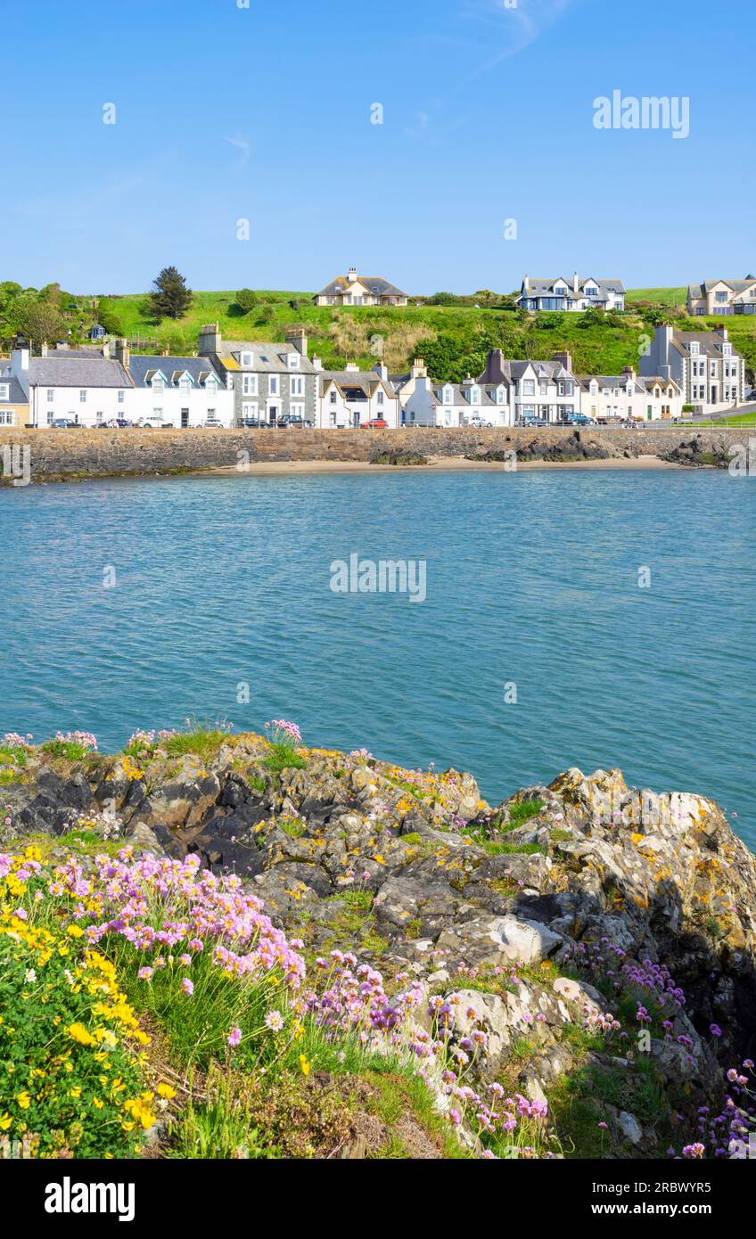 Portpatrick harbour and Portpatrick village on the Rhins of Galloway ...
