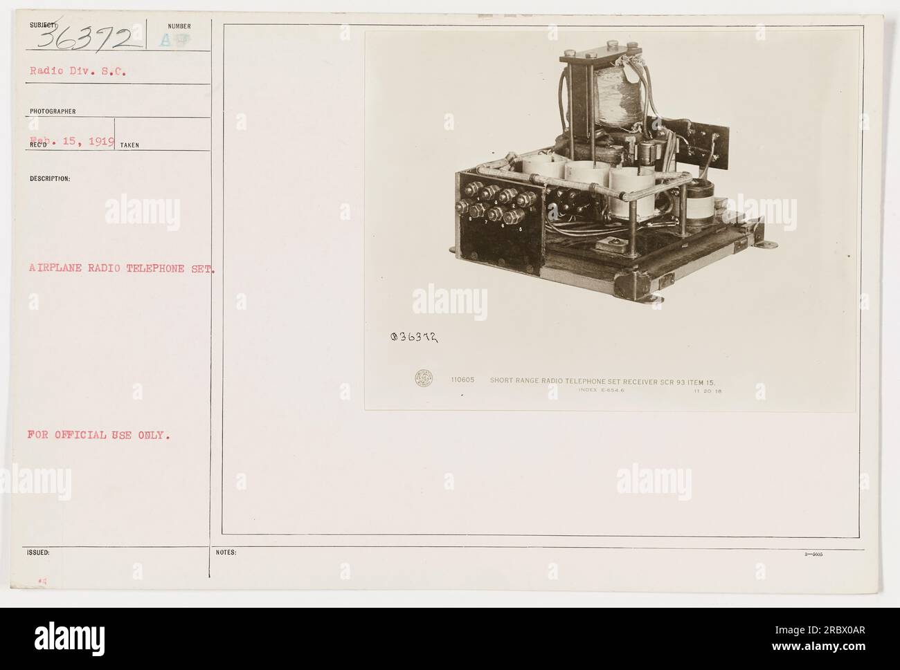Sunder airplane radio set hi-res stock photography and images - Alamy