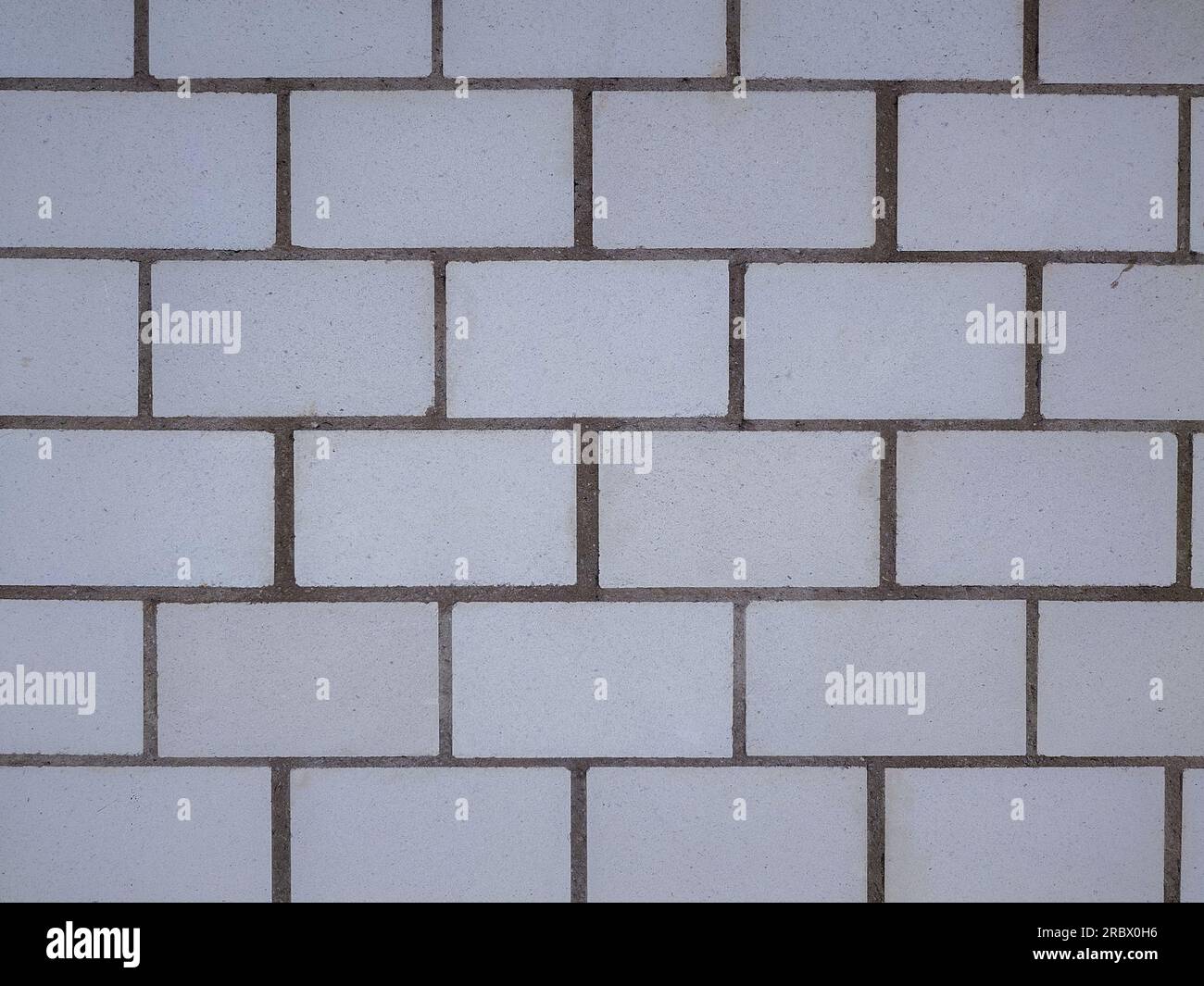 Gray cement brick wall pattern. Front view, symmetrical pattern, no ...