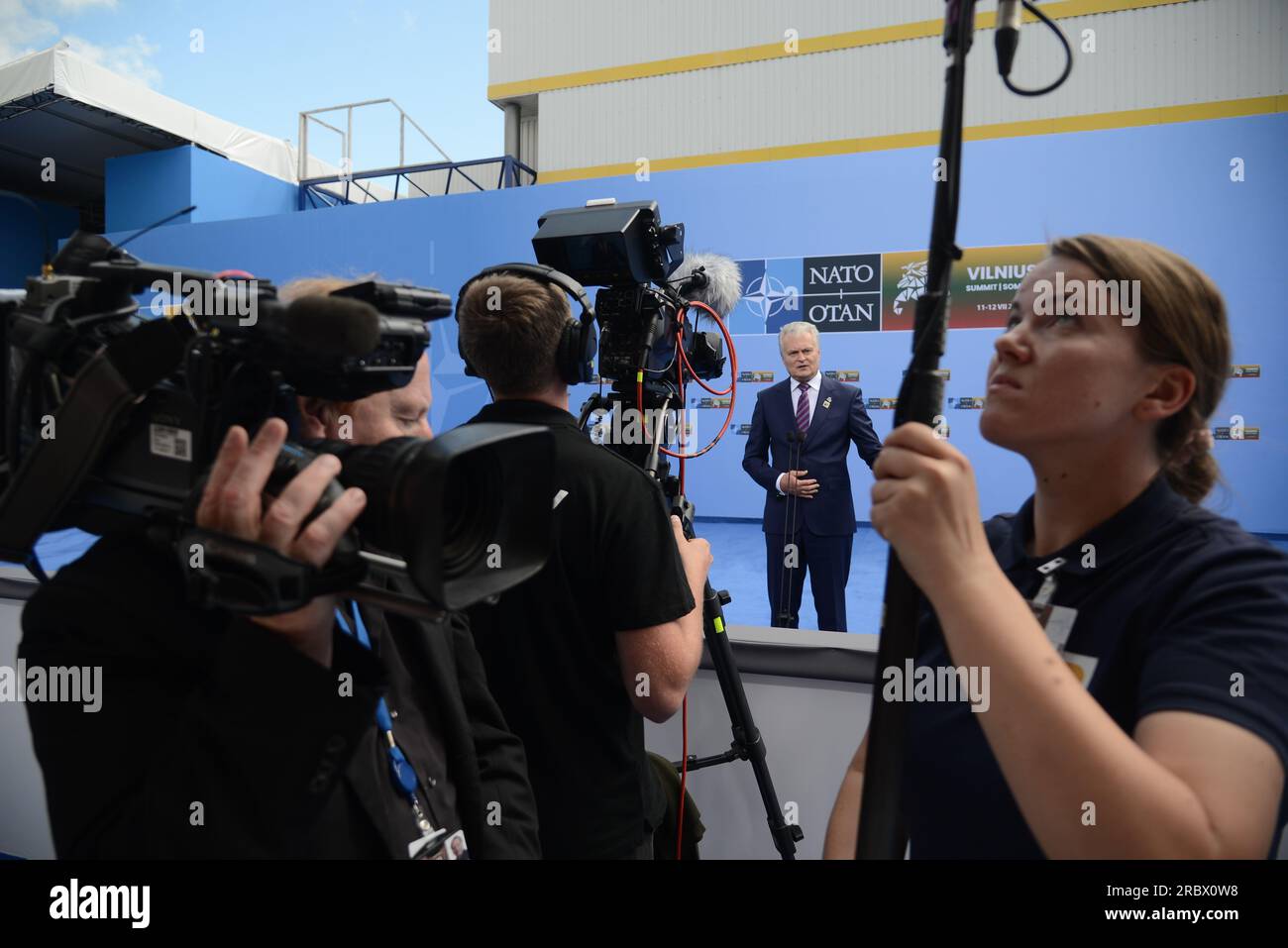 Vilnius, Lithuania. 11th July, 2023. Nato Public Forum 2023 at the ...