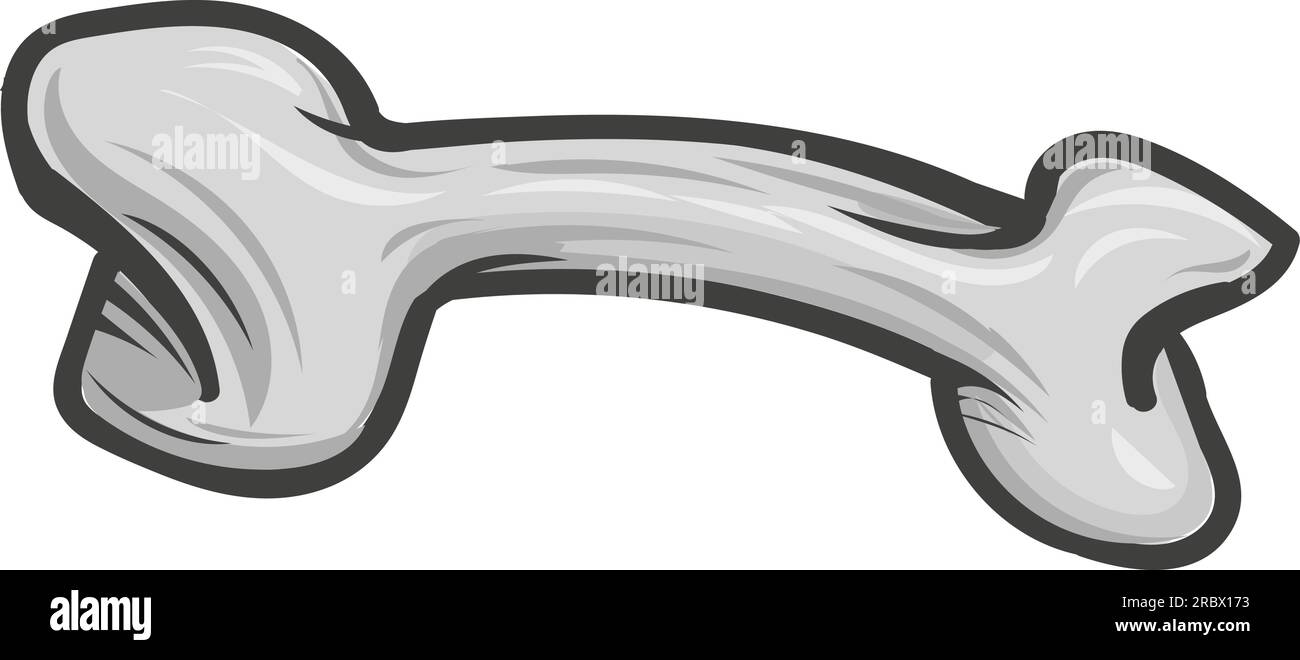 Vector illustration of bone cartoon Stock Vector Image & Art - Alamy