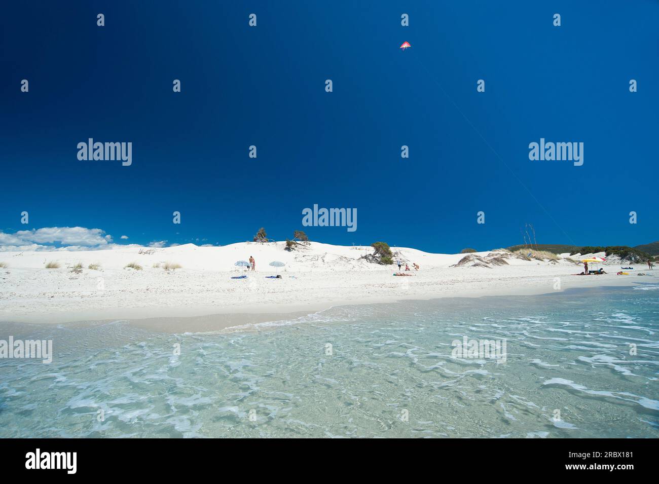 Is Arenas Biancas beach, Teulada, Sardinia, Italy, Europe Stock Photo ...