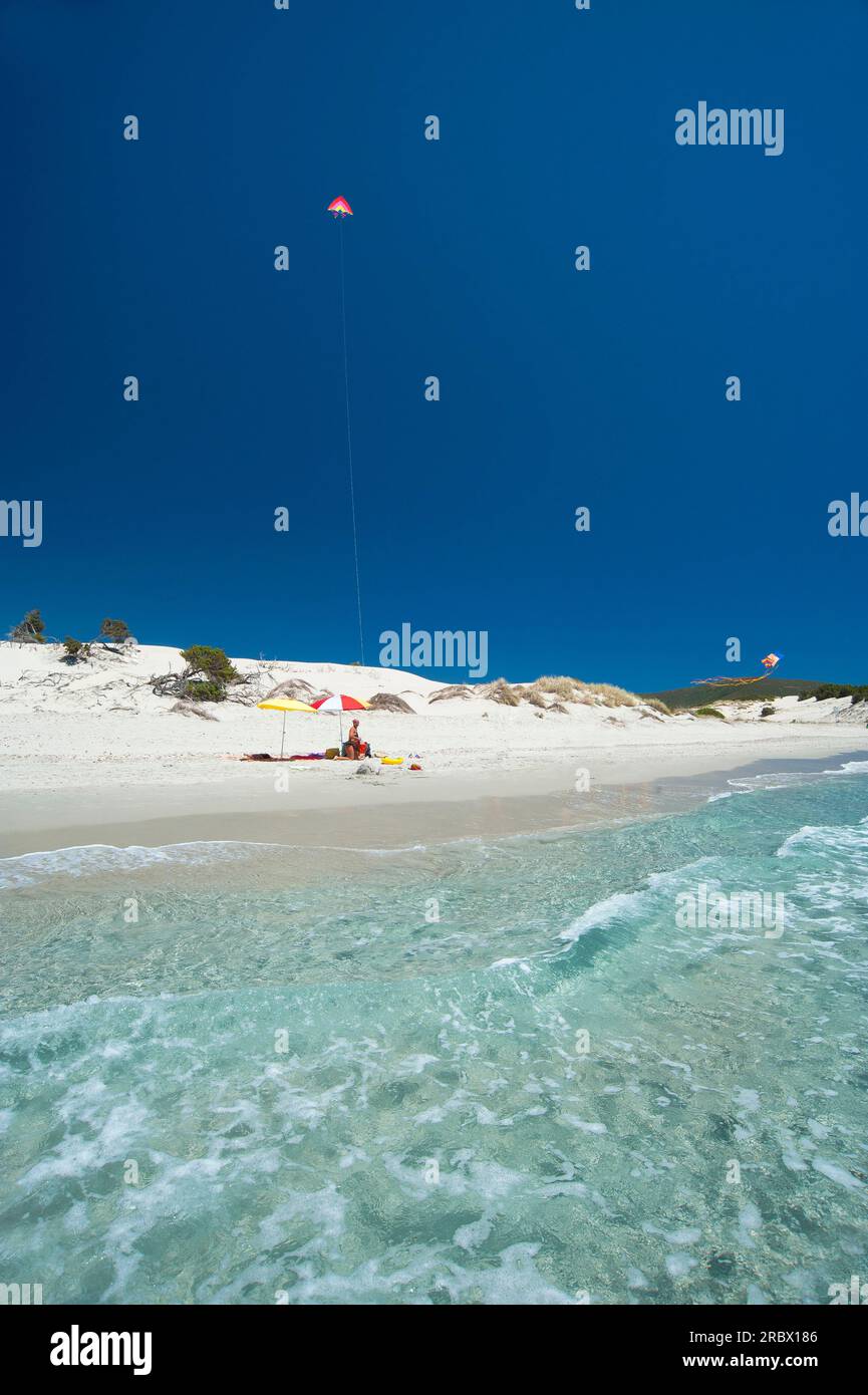 Is Arenas Biancas beach, Teulada, Sardinia, Italy, Europe Stock Photo ...