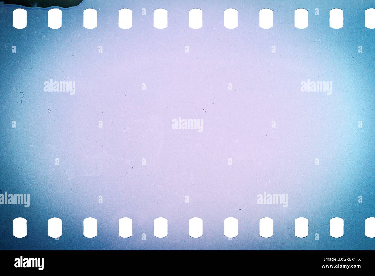Dusty and grungy 35mm film texture or surface. Perforated scratched ...