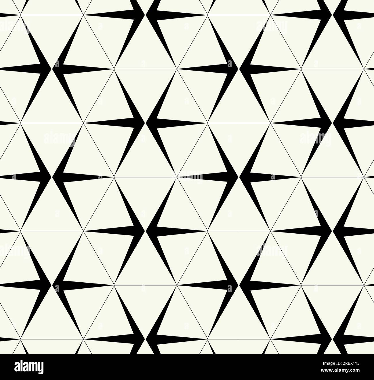 Vector monochrome geometric pattern in simple graphic design. Fashion ...