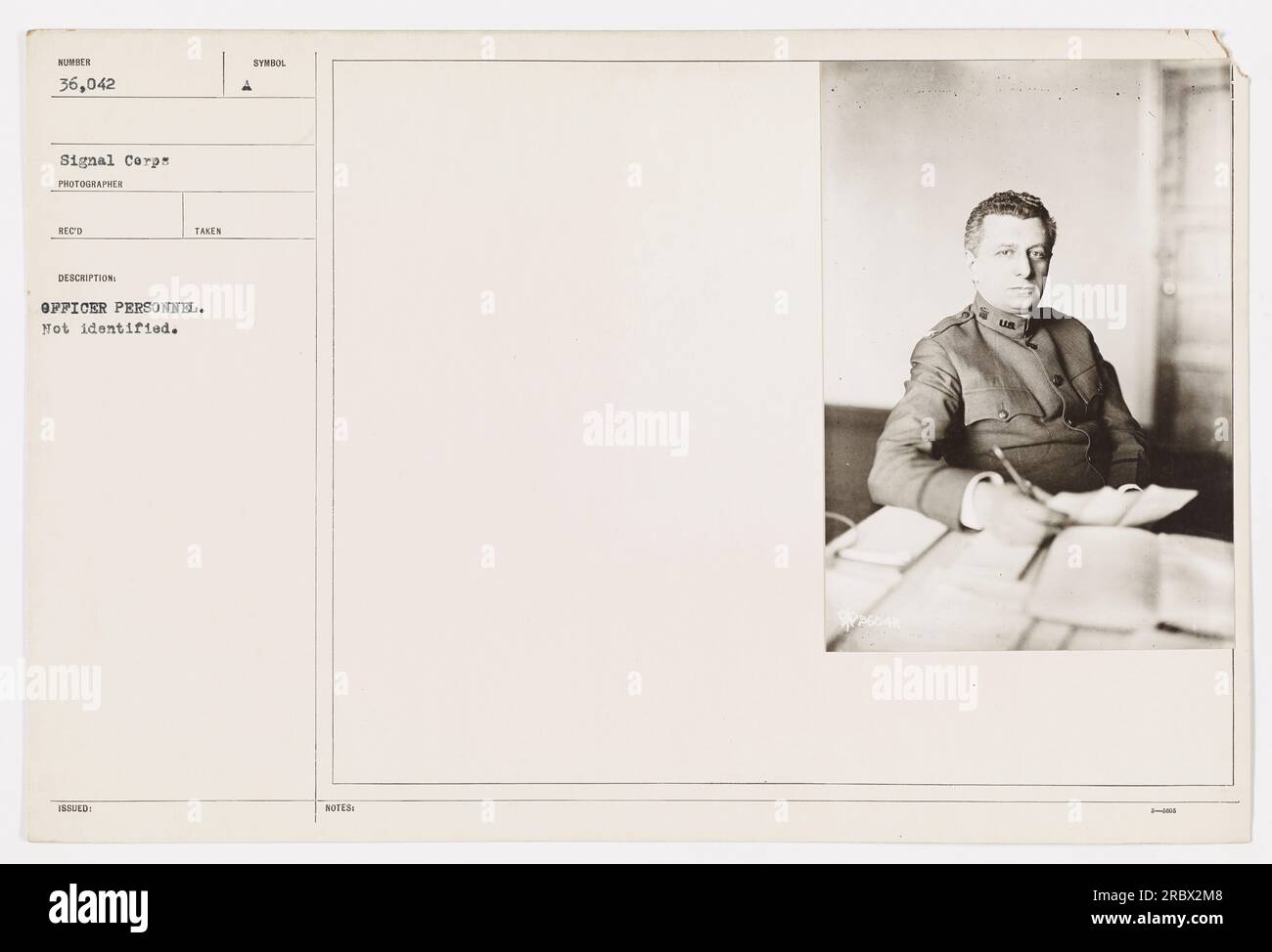 This photograph, labeled as 111-SC-36042, is from the Signal Corps ...