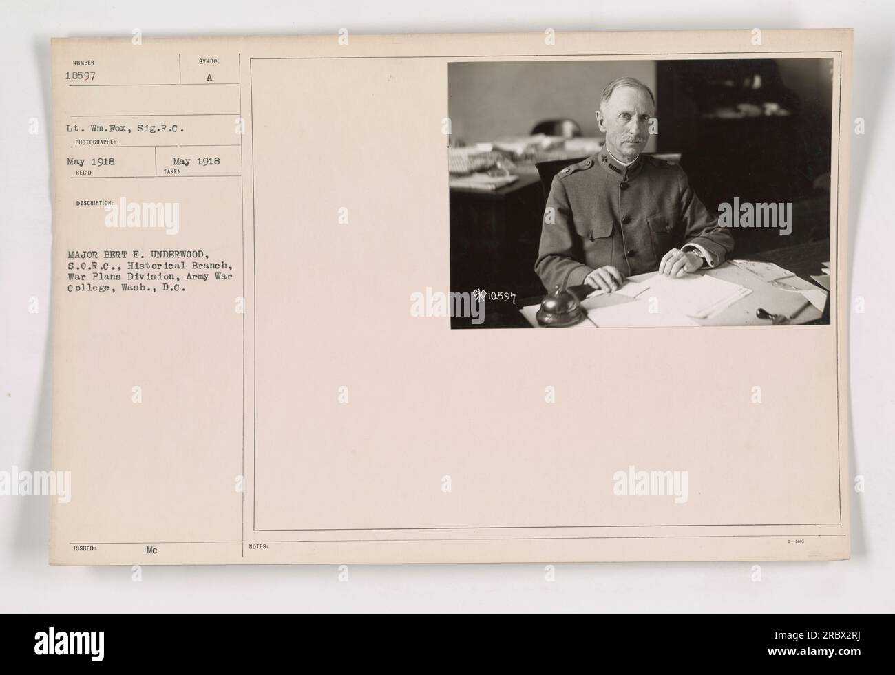 Major bert e underwood hi-res stock photography and images - Alamy