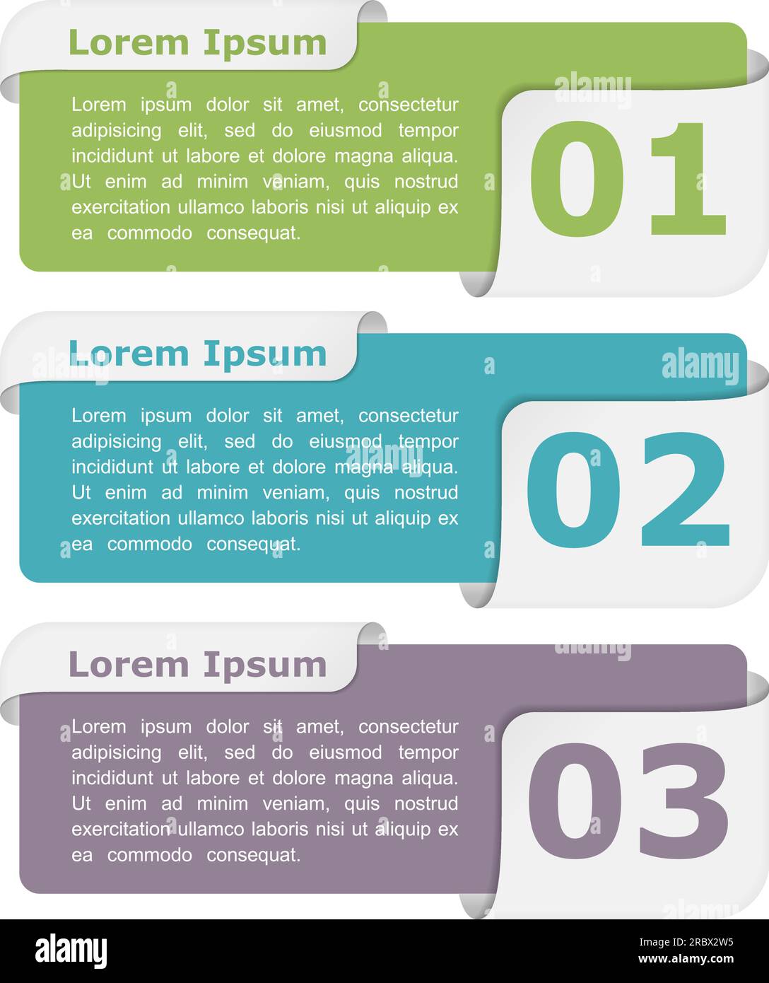 Infographic design elements with place for titles and numbers, vector ...