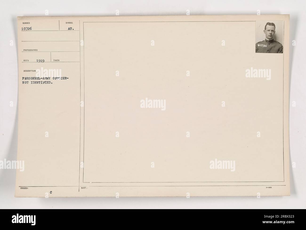 An unidentified Army officer is captured in this photograph from the ...