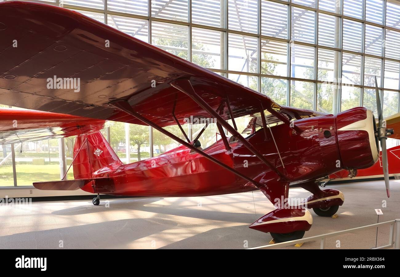 Stinson Model O Reproduction1930's biplane on display in the Great ...