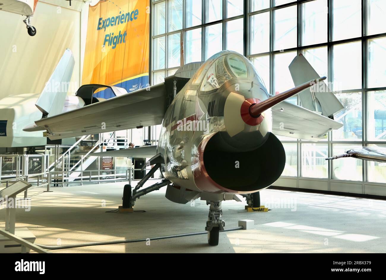 US navy Vought (XF-8A) XF8U-1 Crusader 899 prototype jet fighterThe ...