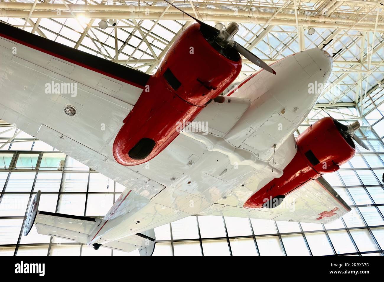 Beech C-45H Expeditor twin engined light aircraft nicknamed Iron Annie ...