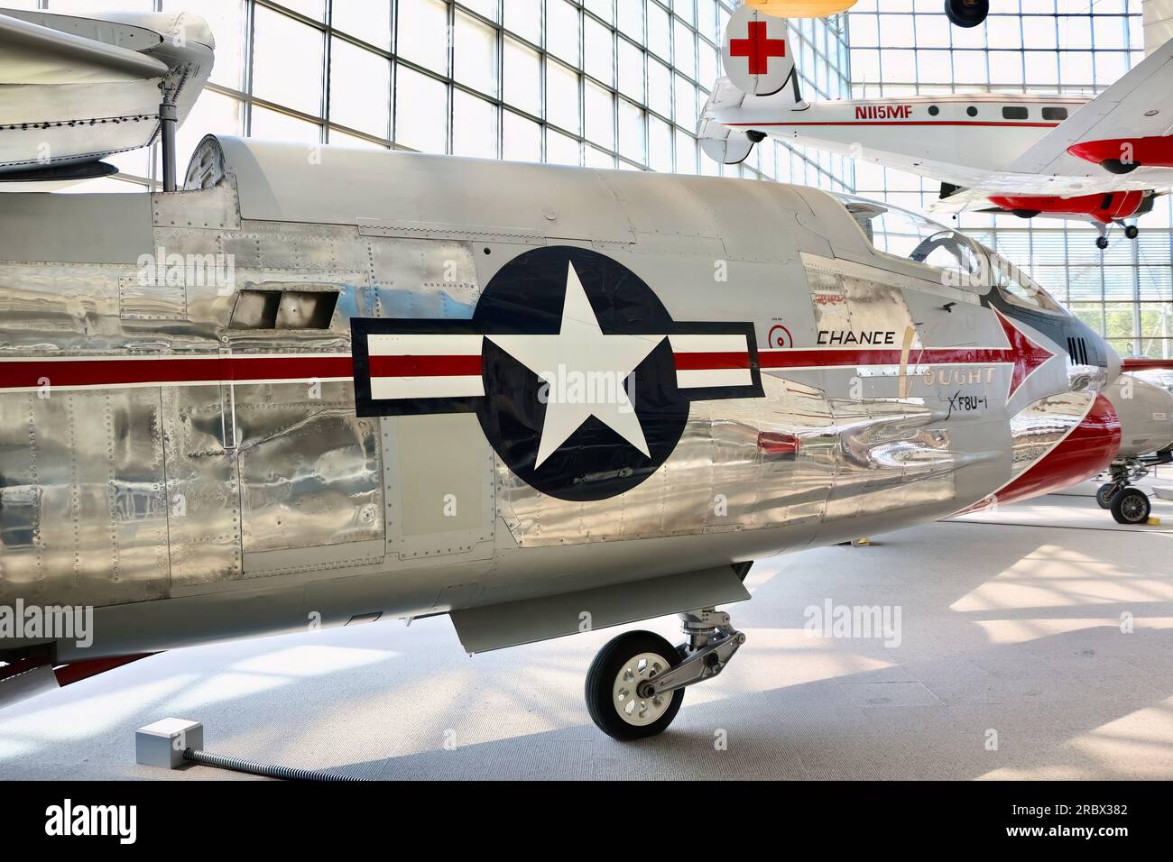 US navy Vought (XF-8A) XF8U-1 Crusader 899 prototype jet fighterThe ...