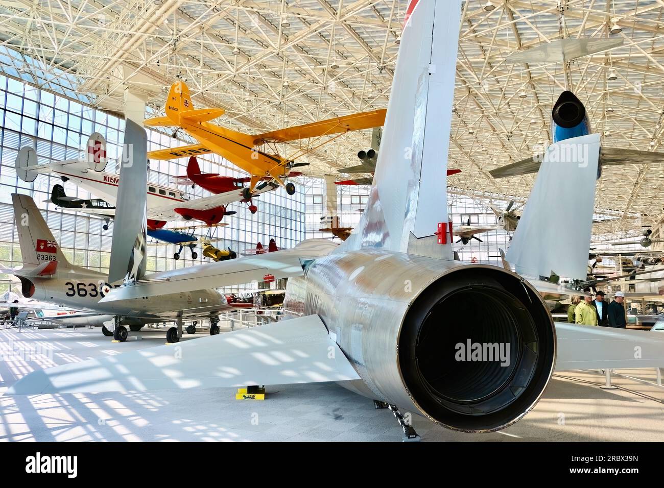 Planes suspended in the Great Gallery The Museum of Flight Tukwila ...