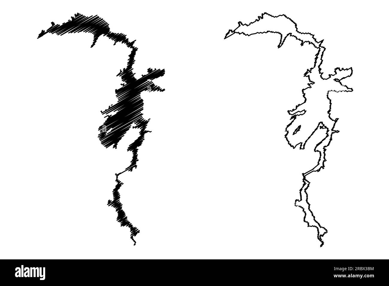 Lake Pathfinder Reservoir (United States of America, North America, us ...