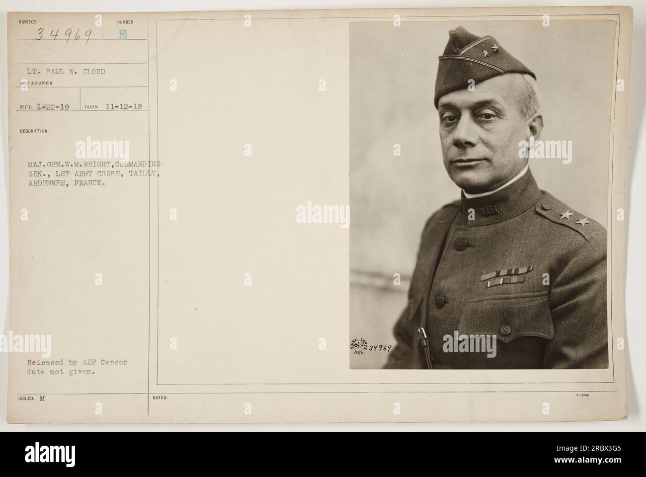 Maj gen wright hi-res stock photography and images - Alamy