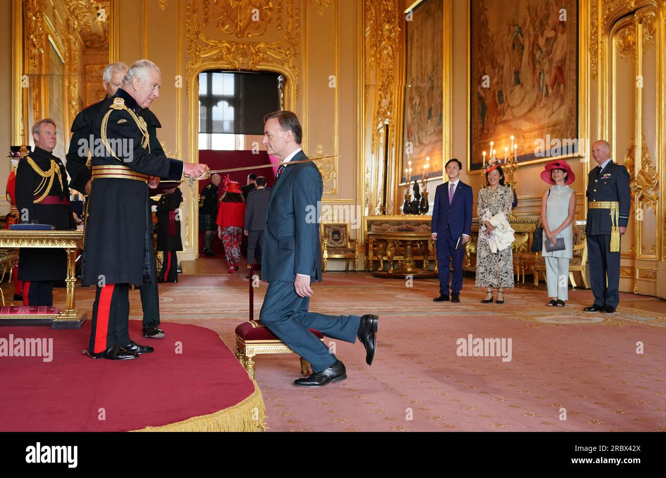 Sir Stephen Hough, pianist, from London, is made a Knight Bachelor by ...
