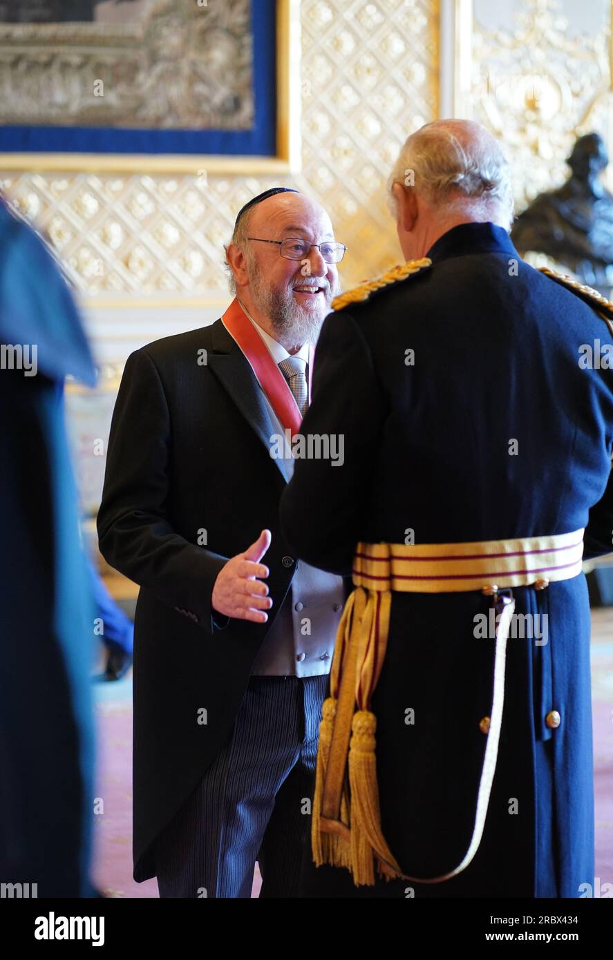 Sir Ephraim Mirvis, from London, is made a Knight Commander of the ...