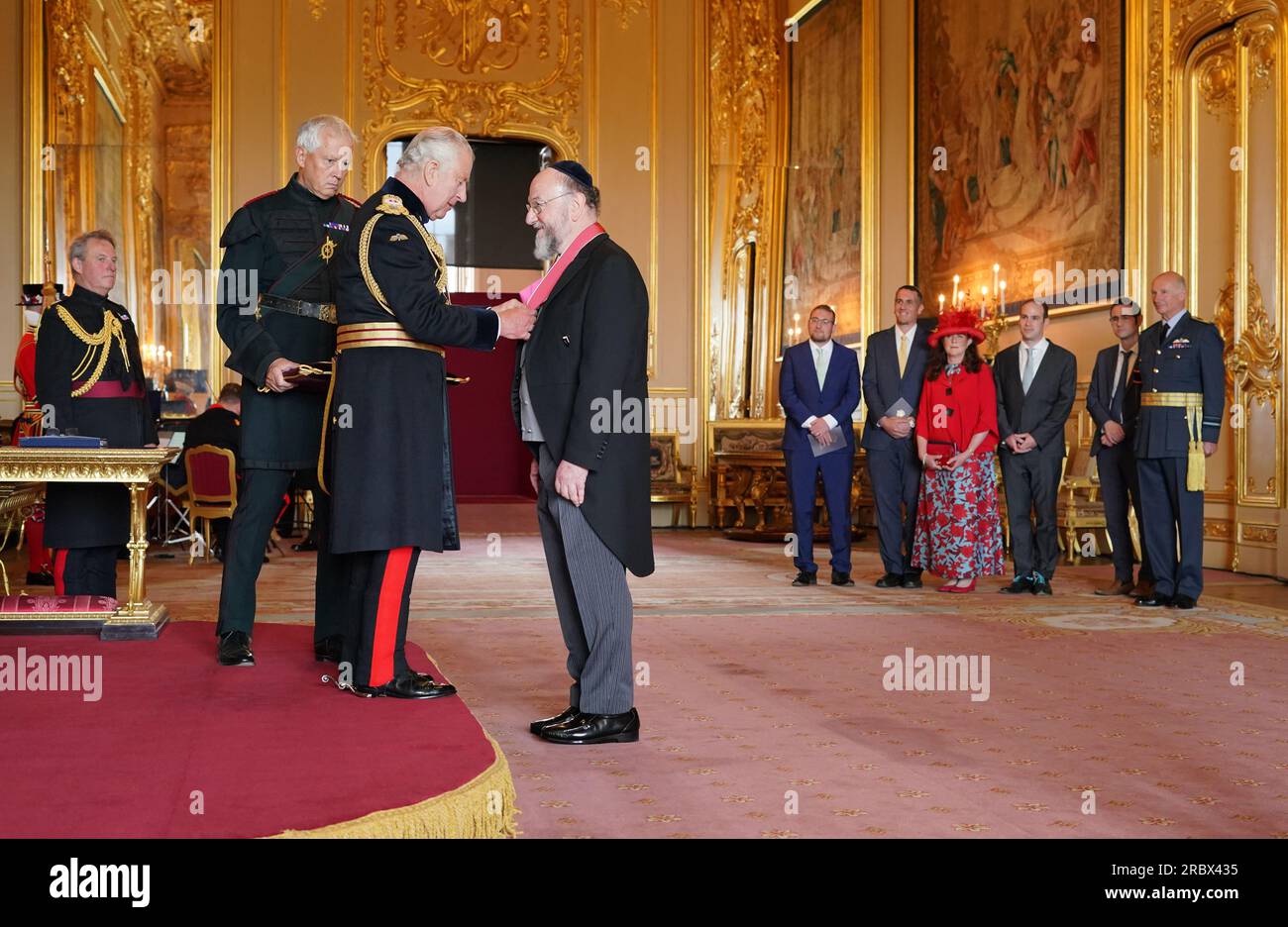 Sir Ephraim Mirvis, from London, is made a Knight Commander of the ...