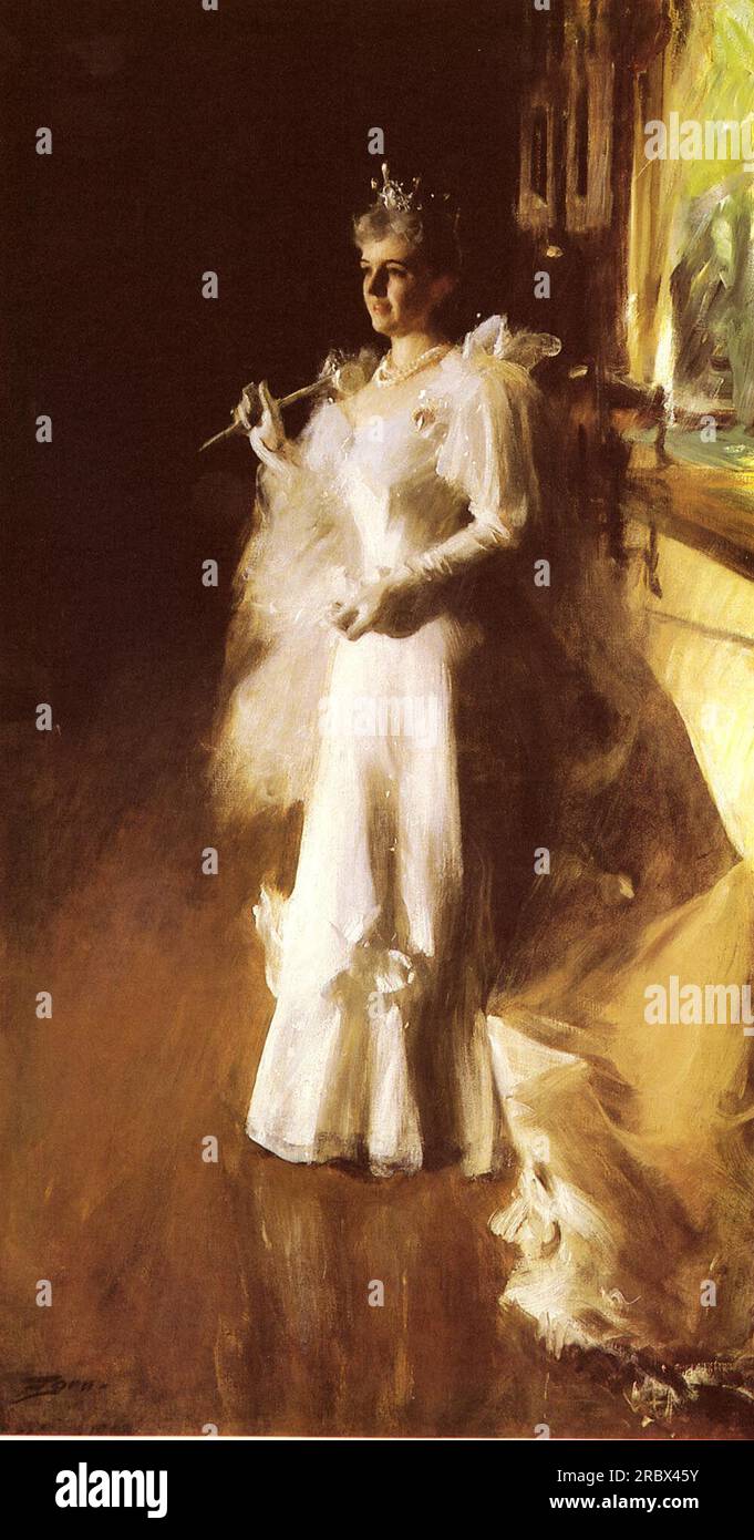 Mrs. Potter Palmer 1893 by Anders Zorn Stock Photo - Alamy