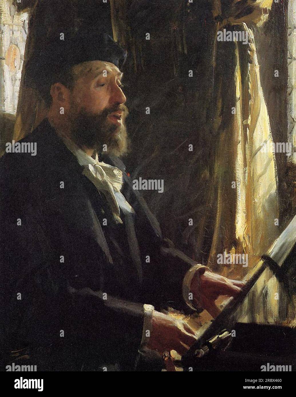 A Portrait of Jean Baptiste Faure 1891 by Anders Zorn Stock Photo - Alamy