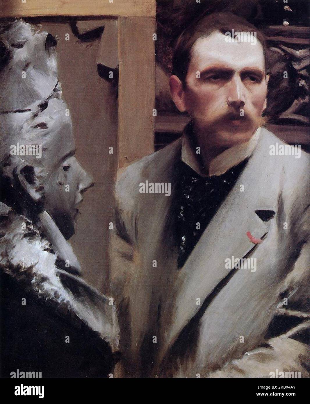 Self-Portrait by Anders Zorn Stock Photo - Alamy