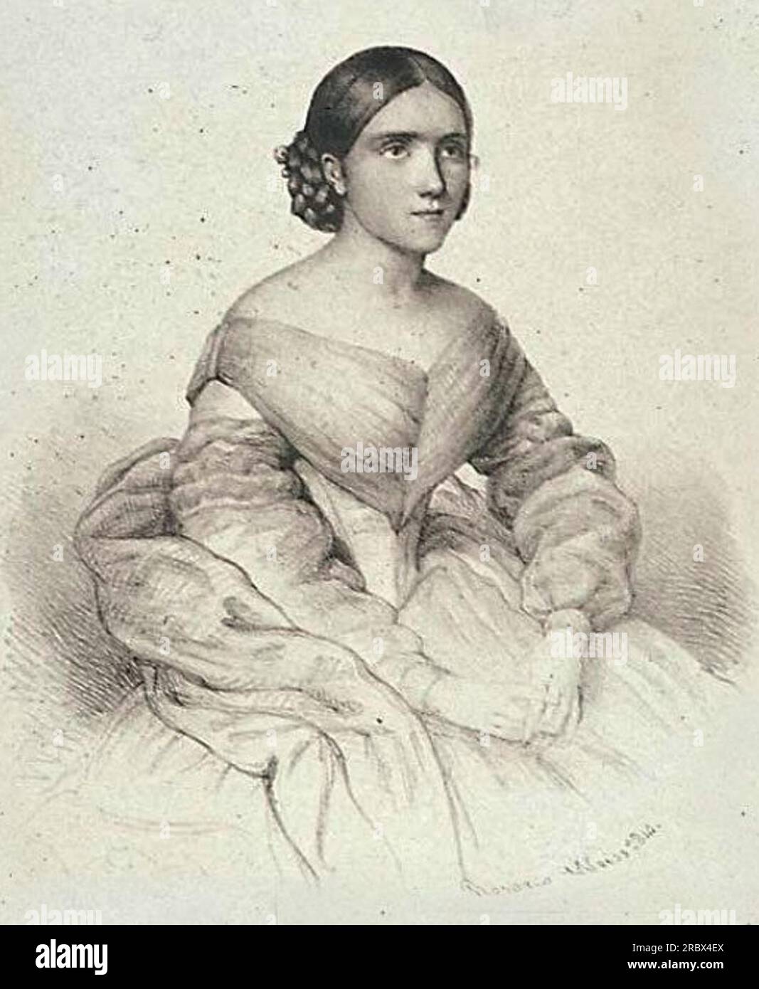 Spanish Opera Singer María Manuela Oreiro Lema 1841 by Rosario Weiss ...