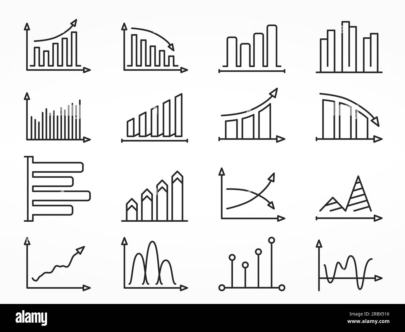 Illustration different business graphs Cut Out Stock Images & Pictures ...