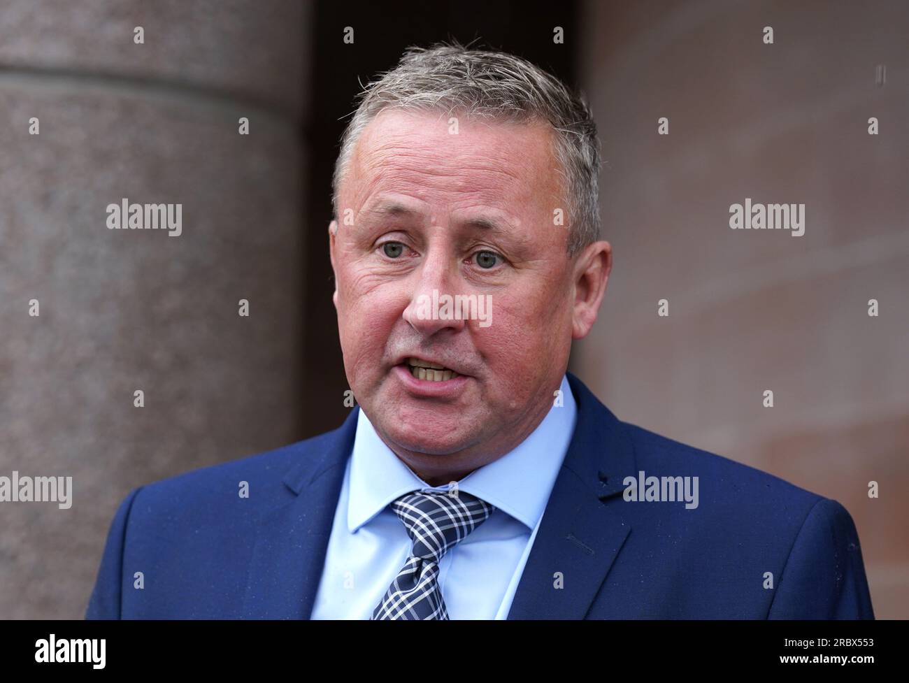 Father katie allan speaks hi-res stock photography and images - Alamy