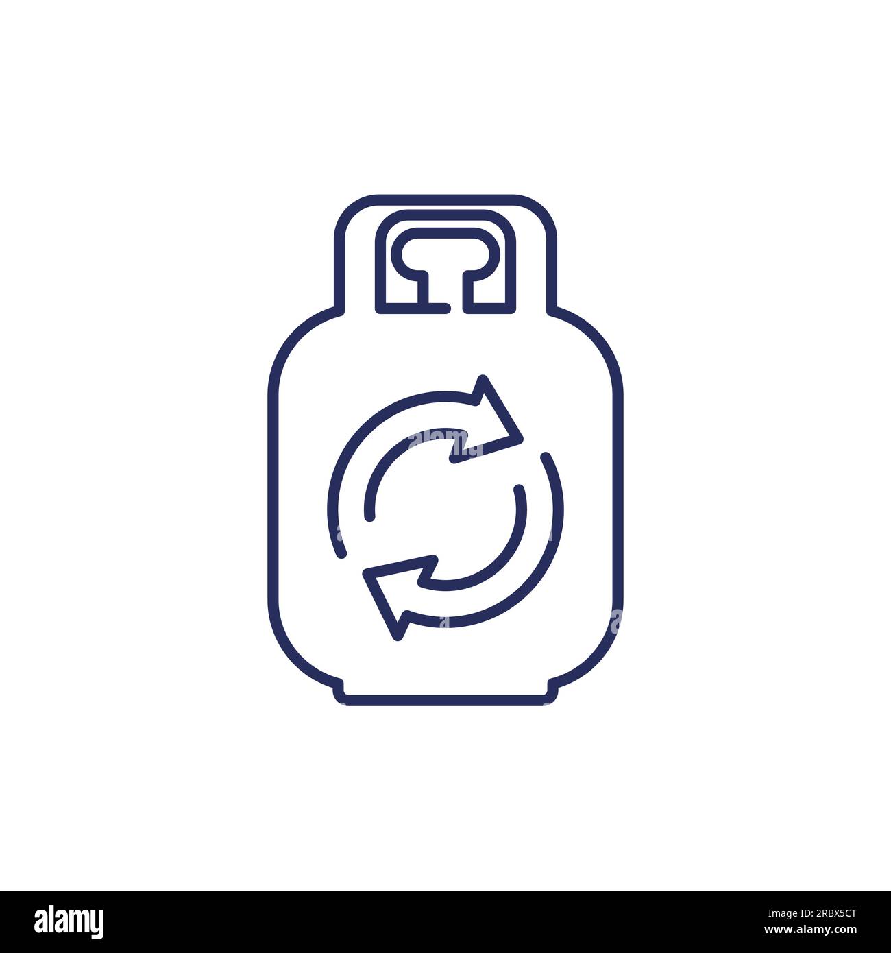 refill gas tank icon, line vector Stock Vector Image & Art - Alamy