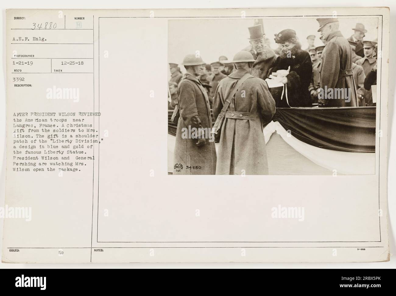 President wilson troop review hi-res stock photography and images - Alamy