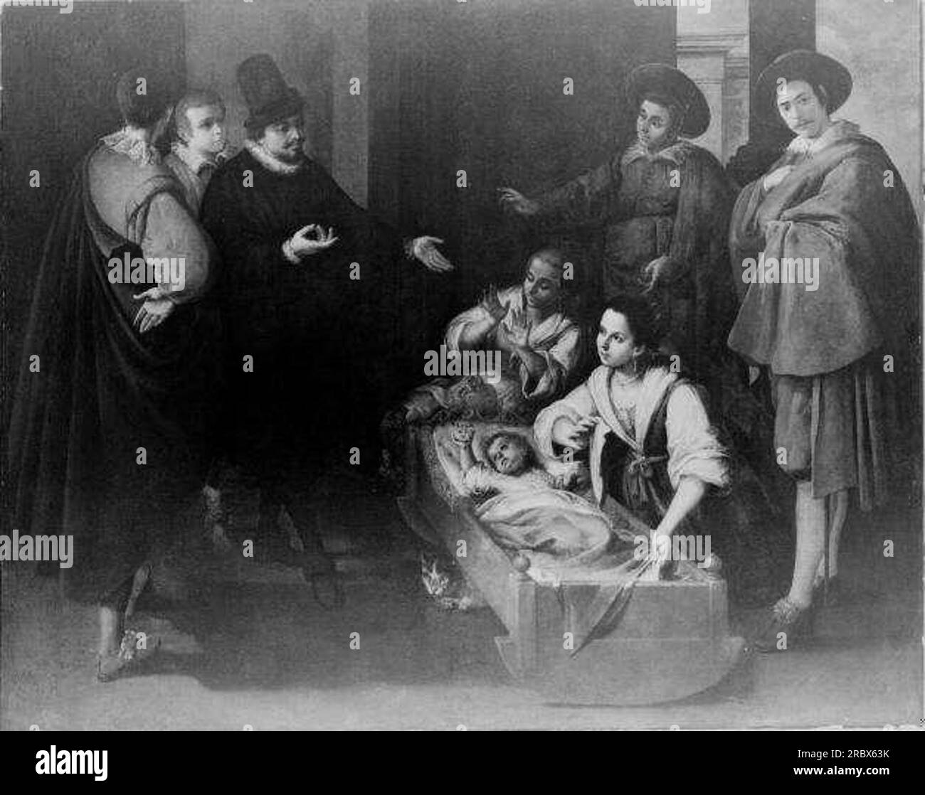 Scene From The Life Of Saint Pierre Theophile by Francisco de Zurbaran ...